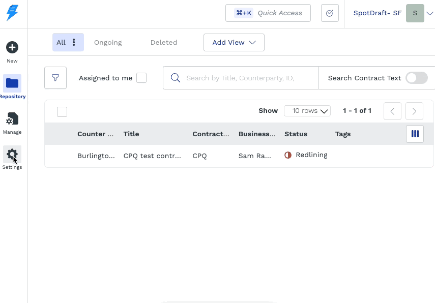 Salesforce Advanced Installation – SpotDraft