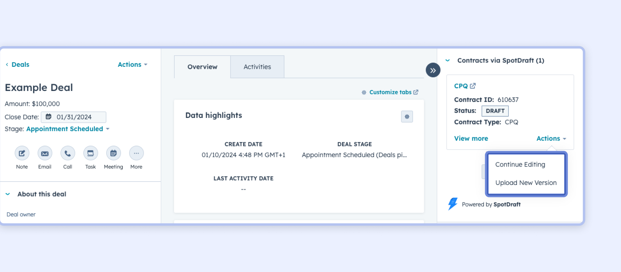 Understanding the HubSpot Integration – SpotDraft