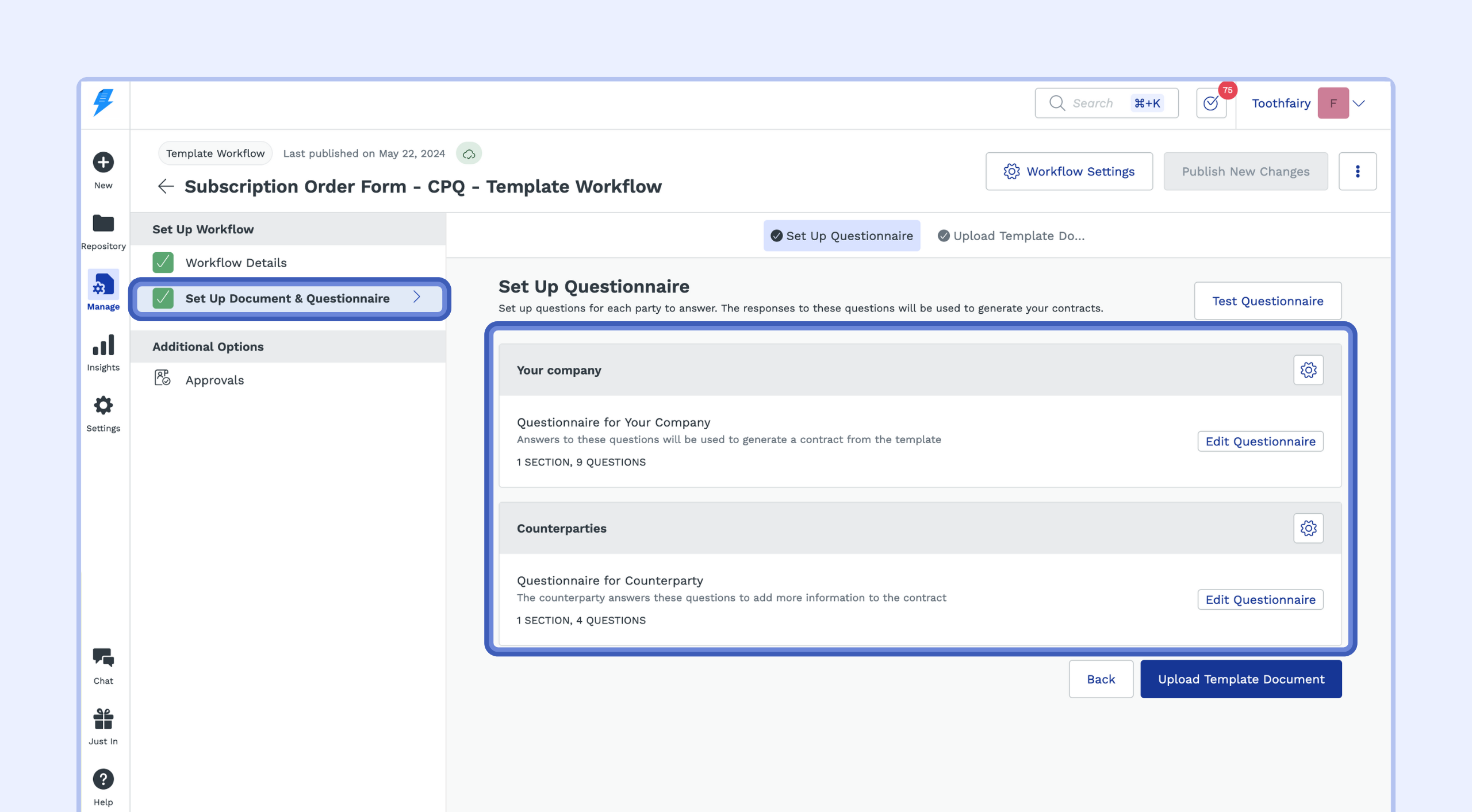 Zoho CRM – SpotDraft