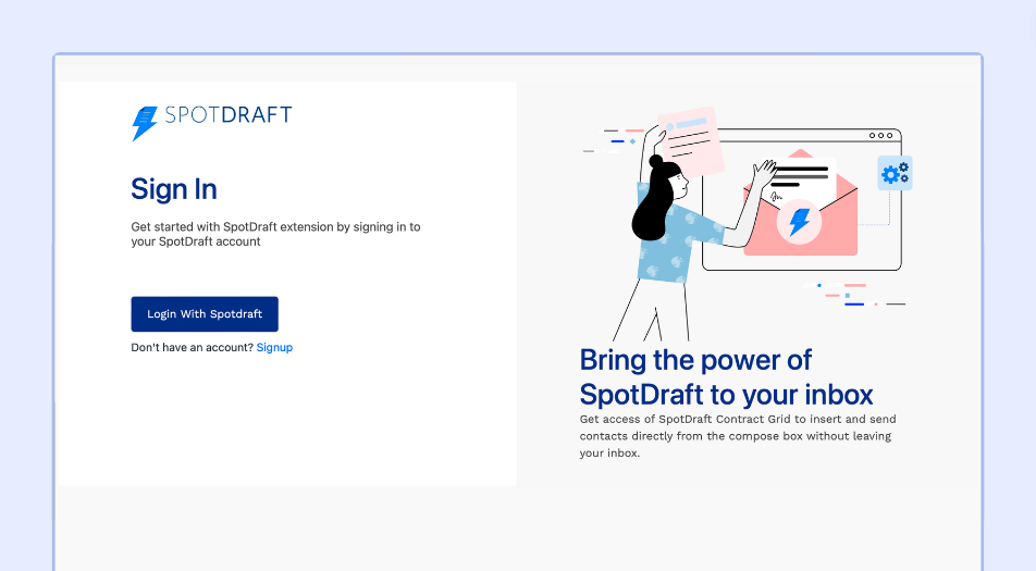 Outlook Addin – SpotDraft