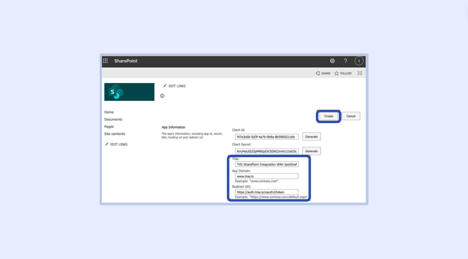 Sharepoint – SpotDraft