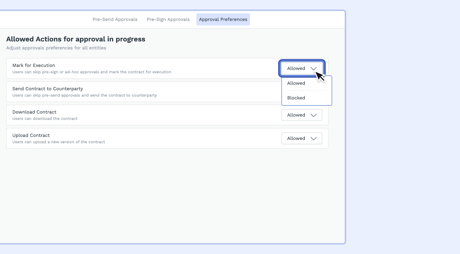 Setting Approval Preferences in SpotDraft (Legacy) – SpotDraft