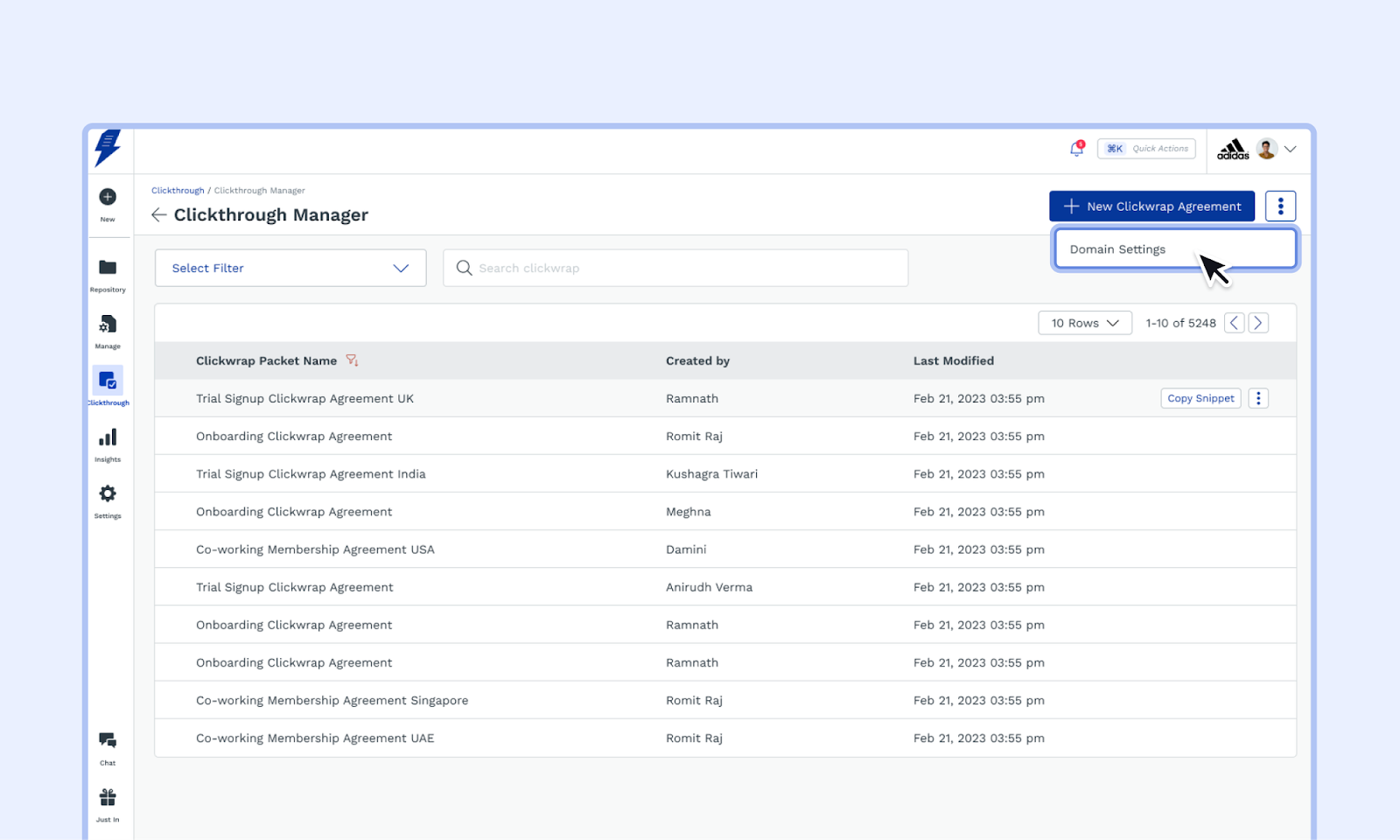 Setting Up a Custom Domain for Clickthrough Agreements – SpotDraft