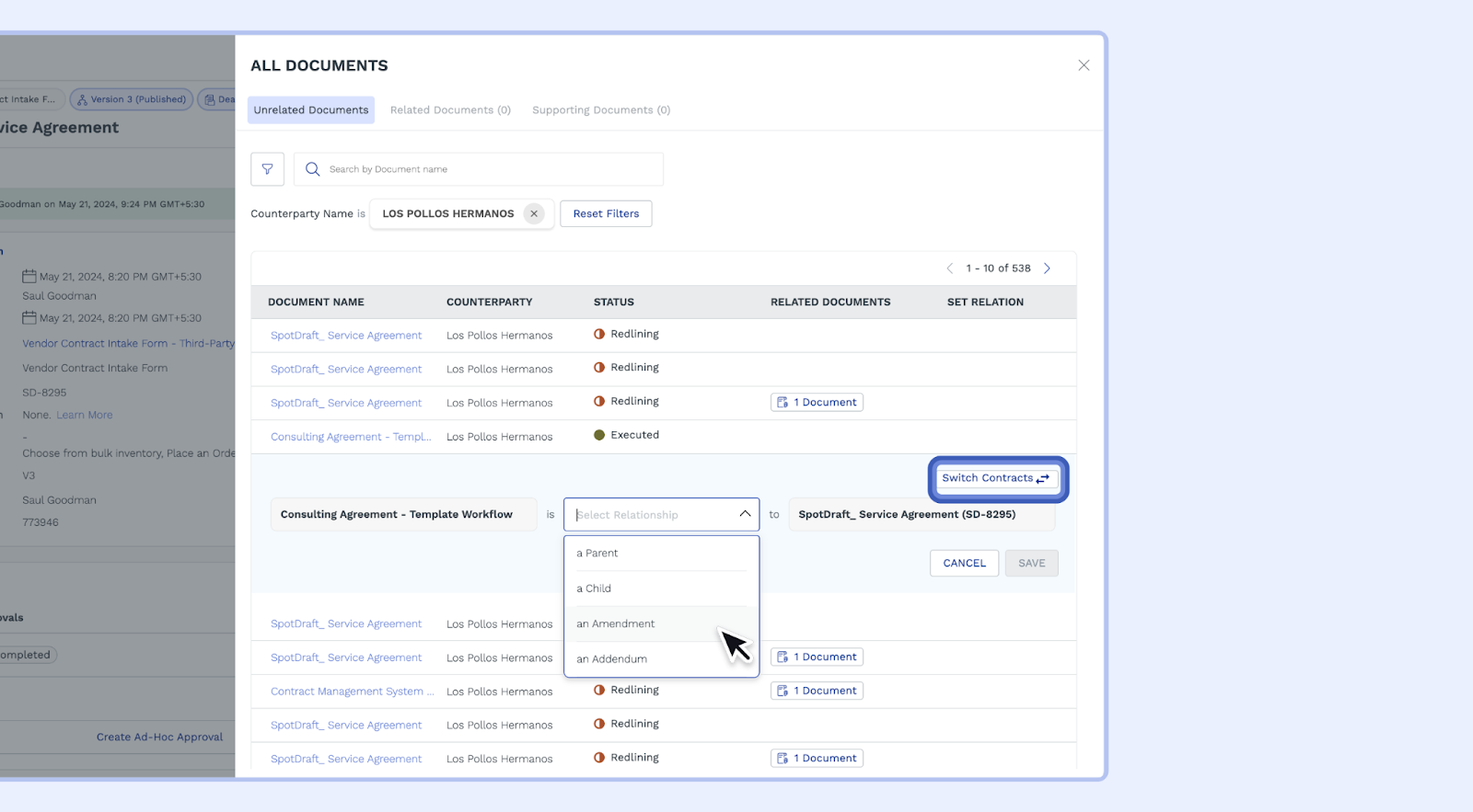 Connecting Your Contracts: Linking Documents in SpotDraft – SpotDraft