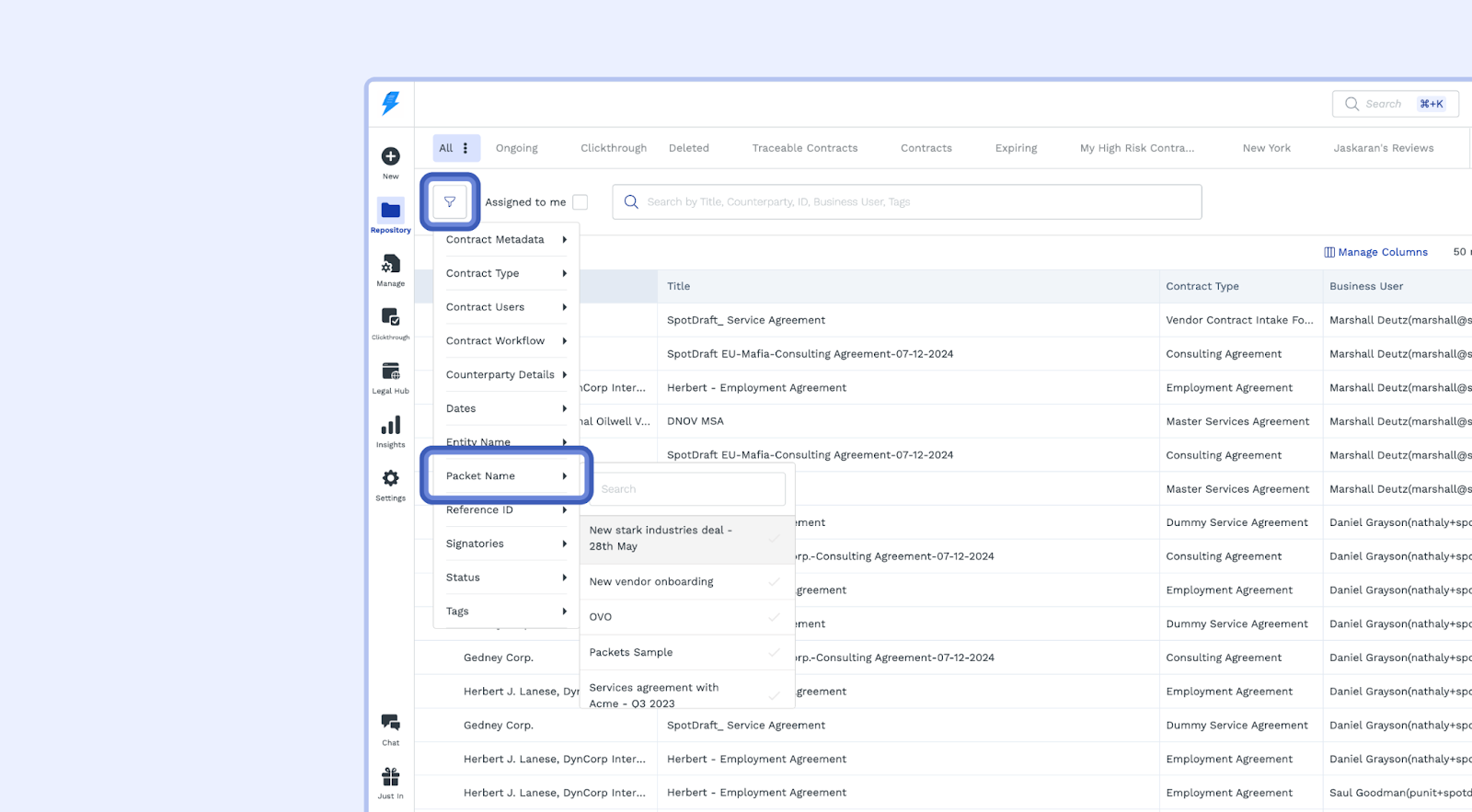 Streamline Contract Collaboration with SpotDraft Contract Packets ...