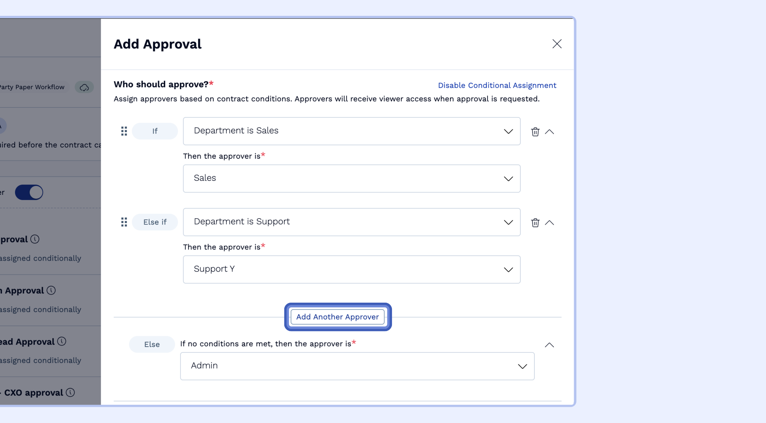 Setting Up Approvals with Conditional Assignment – SpotDraft