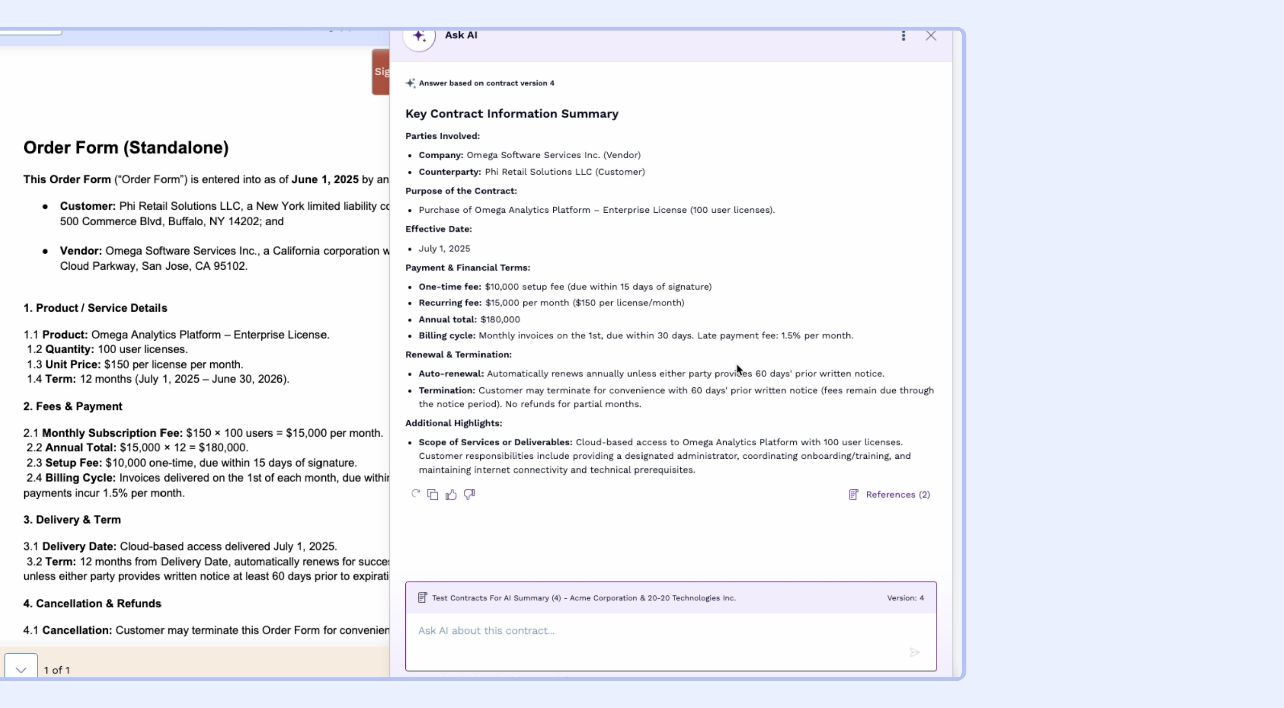 Signing a contract on SpotDraft – SpotDraft