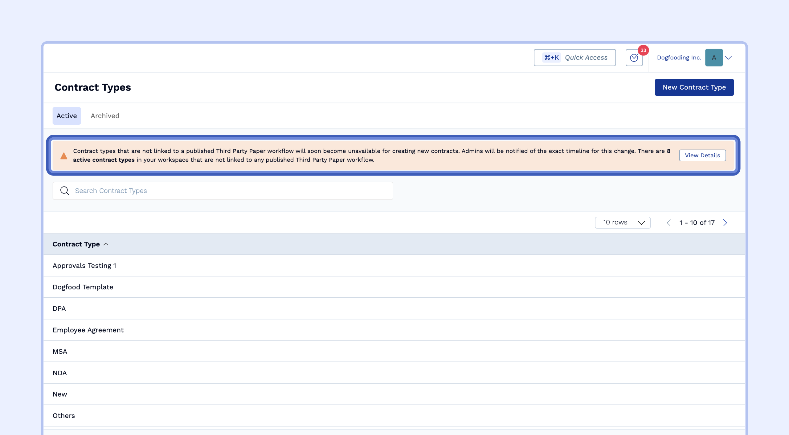 Linking Contract Types to Third-Party Paper Workflows (Mandatory Update) – SpotDraft