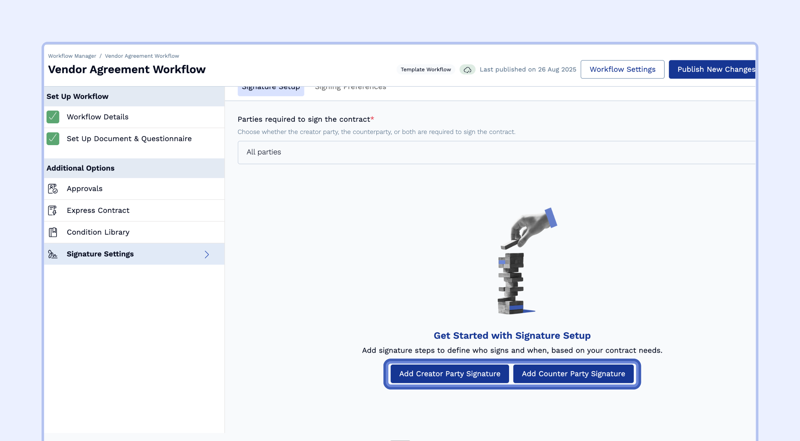 Setting Up Signature Settings in Workflows (Coming Soon) – SpotDraft