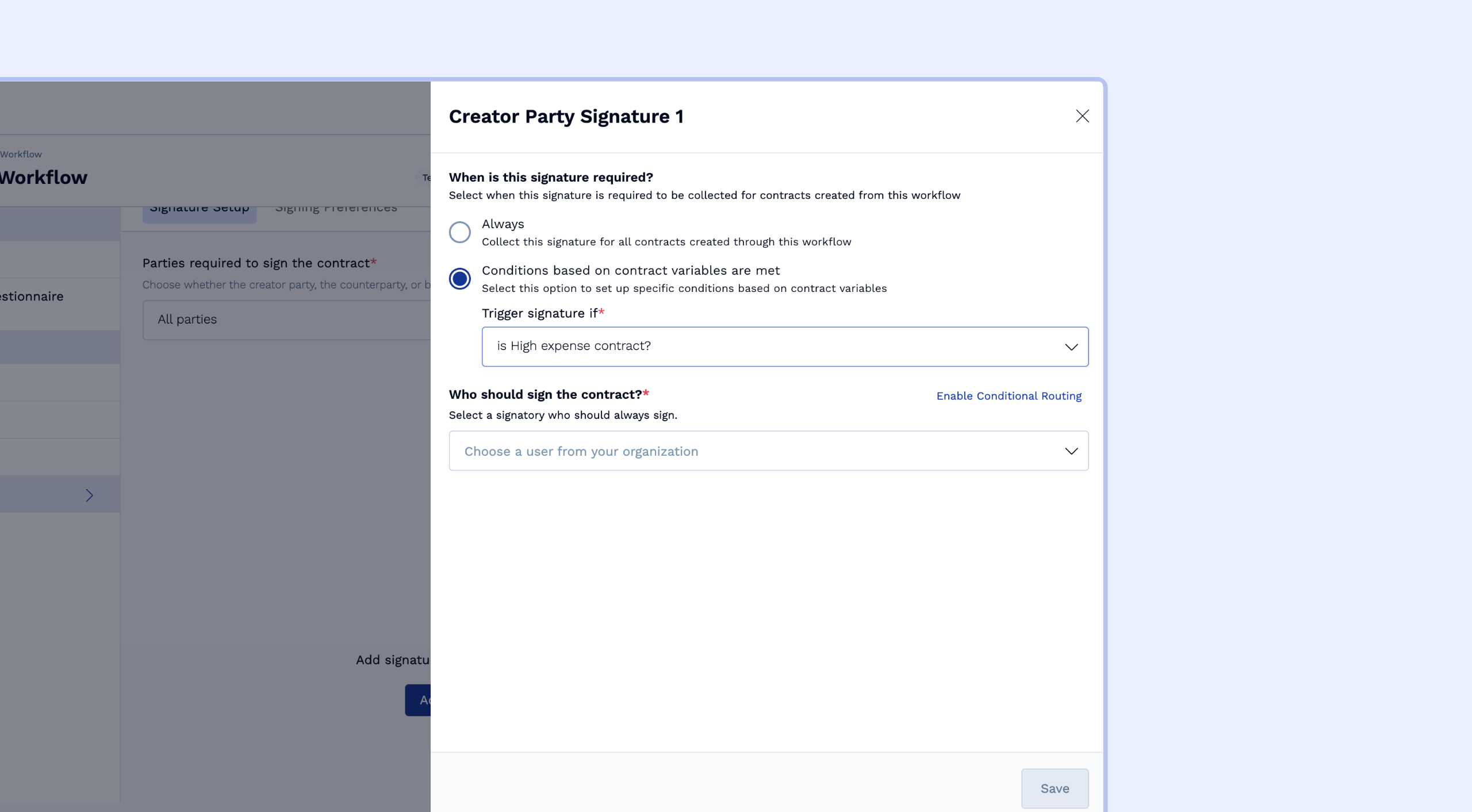 Setting Up Signature Settings in Workflows (Coming Soon) – SpotDraft